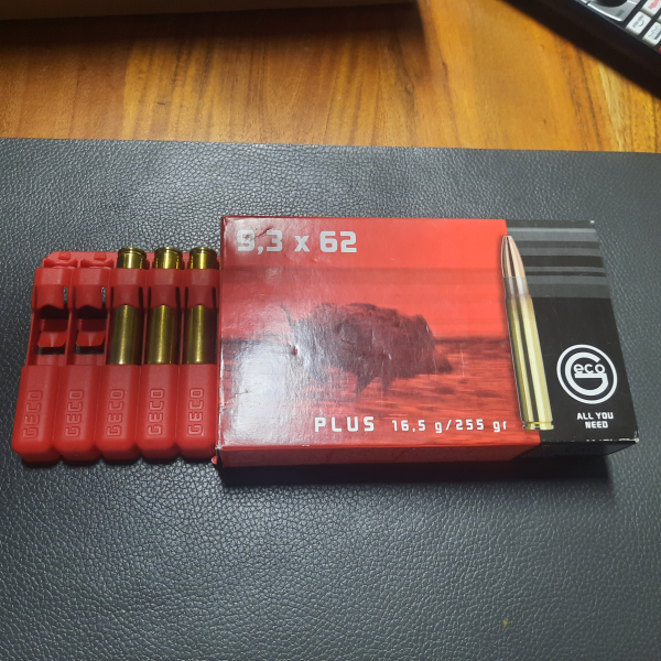 Geco Plus 9,3x62 23 Schuss 16,5g - eGun