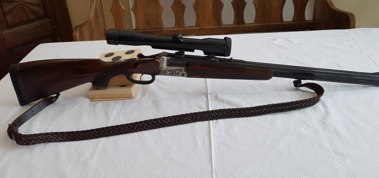 Ferlacher BBF Kal. 7x65 R 16/70 Zielfernrohr Hensoldt 1,5-6x36 - eGun