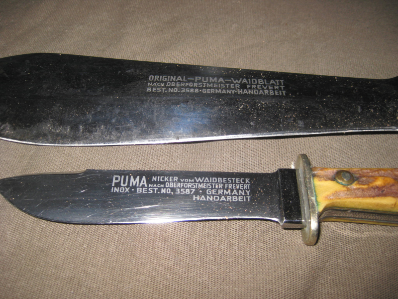 Puma Waidbesteck 3587 und 3588 aus 1966 - eGun