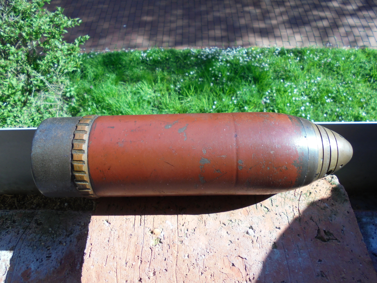 original BOFORS 75mm Geschoss mit mehrfach einstellbarem Zünder, extrem ...