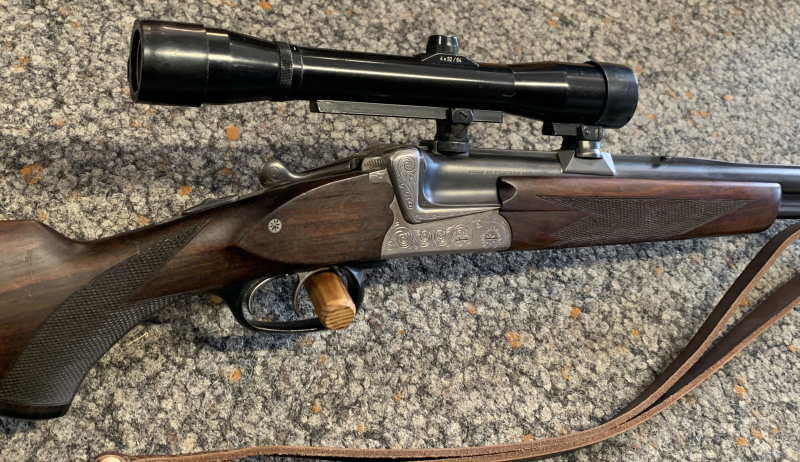 Sauer 54 6,5x57R, 16/70 mit Hubertus 4x32/Abs.1 - eGun